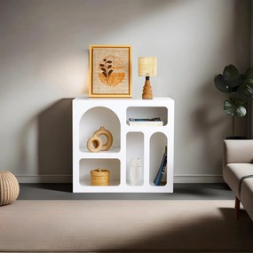 Kalune design Konzolový stolek LESA bílý