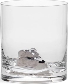 Skleněný pohár New Friends polární liška 460 ml