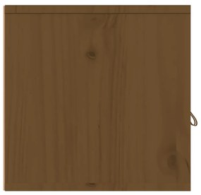 Nástěnné skříňky 2 ks medově hnědé 60x30x30 cm masivní borovice - Default Title