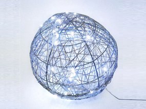 LED světelná koule, studená bílá, různé velikosti na výběr Průměr (cm): 40 cm