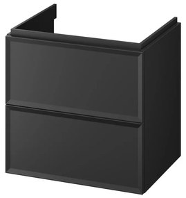 Cersanit Mille, umyvadlová skříňka 594x446x551 mm, černá matná, S1021-002