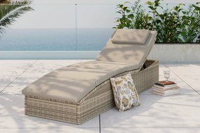 XXXLutz ZAHRADNÍ LEHÁTKO kov, plast, textil Ambia Garden - Online Only zahradní nábytek - 002014027701