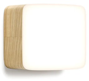 Přisazené dřevěné svítidlo Cube Ceiling / Wall Dekor: Dub, Teplota chromatičnosti / Stmívání: 2700 Kelvinů / Stmívatelné Casambi, Varianta: M
