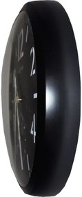 Designové nástěnné hodiny 3049 Nextime Serious black 32cm