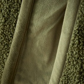 Zelená deka z mikroplyše 130x170 cm Velvet Boucle – Catherine Lansfield