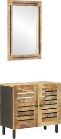 Sada koupelnových skříněk 2 ks Přírodní 62 x 33 x 58 cm 3310165