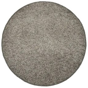 Vopi koberce AKCE: 100x100 (průměr) kruh cm Kusový kulatý koberec Color Shaggy šedý - 100x100 (průměr) kruh cm