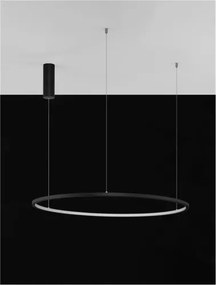 Závěsné LED svítidlo NOVA LUCE TARQUIN 46W 3000K 9345605 stmívatelné Triac