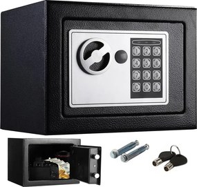 RETOO Elektronický trezor s PIN kódem Retoo E058 - černý