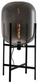 ITALUX FL-82321-1A-M Maversa stojanové svítidlo 1xE27 V770mm černá, kouřová Stojanové lampy