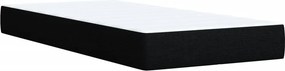 Box spring postel s matrací černá 100 x 200 cm textil 3285354
