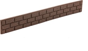 Multy home Zahradní palisáda BRICKS 120 x 15 cm, hnědá (se spojkou a hřeby) MHEU5000060, 1 ks 4016.99