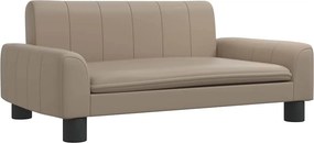 Pelíšek pro psy cappuccino 70 x 45 x 30 cm umělá kůže 171867