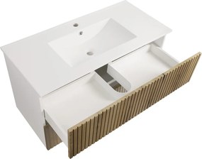 Aqualine Aqualine, PANEDA STRIP umyvadlová skříňka 99,5x55x45,2cm, dub emporio, PN310