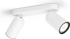 Philips Pongee bílá / Bodové svítidlo / 2x GU10 / 5,5W / bez zdroje /