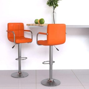 vidaXL Barové stoličky 2 ks umělá kůže [334593] Barva: krémová