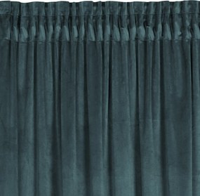 ZATEMŇOVACÍ ZÁVĚS NA PÁSCE CHARLOTTE1 140X270 CM TMAVĚ TYRKYSOVÝ
