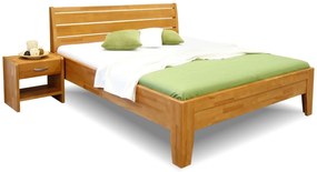 Zvýšená postel z masivu CATARINA 1, 180x220, masiv buk