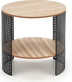 Konferenční stolek WZOR 41 cm přírodní dub/černý
