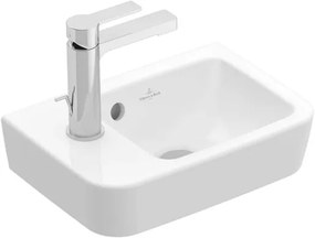 O.novo Umývátko Compact, 360 x 250 x 145 mm, bílé Alpin, s přepadem, neleštěné