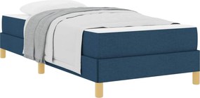 Postel s boxspringem s matrací Modrá 80 x 200 cm textil 3398527