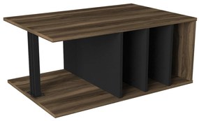 Konferenční stolek Hill (ořech + černá). 1089151