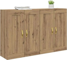 Nástěnná skříň 2 ks Artisanový dub 69,5 x 34 x 90 cm 3402690