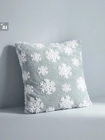 Sinsay - Povlak na polštář s motivem sněhové vločky - šedá