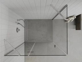 Mexen Roma sprchový kout 85x80cm, 6mm sklo, chromový profil-čiré sklo, 854-085-080-01-00