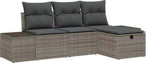 Set pohovek 4 ks polyratan 3360680