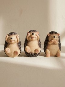 Sinsay - Sada dekorativních figurek ježků 3 pack - vícebarevná