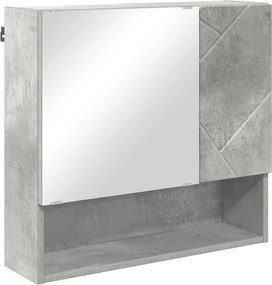 Sada koupelnového nábytku 4 ks Betonově šedá 61 x 35 x 64 cm 3392976