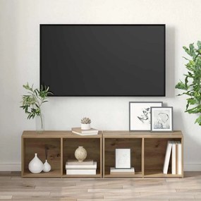 Sestava TV skříněk 2 ks Artisanový dub Kompozitní dřevo 3393521