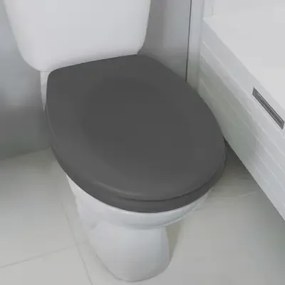 Spirella NEELA WC prkénko matné šedé / soft-close / duroplast