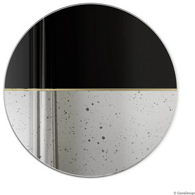 Zrcadlo Demi Black Vintage Rozměr: Ø 70 cm