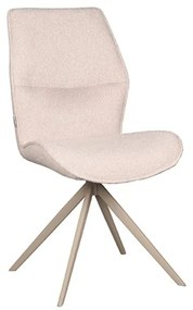 LABEL51 Jídelní židle COMFY bouclé světlá DX-74.001