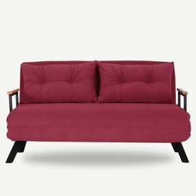 Atelier del Sofa 2-místná pohovka Sando 2-Seater - Maroon, Kaštanová