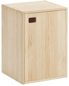 Policová skříň DINAMIC s úchytem / 53,5 × 37,3 × 33 cm / 1 police / nosnost 50 kg / borovicové dřevo