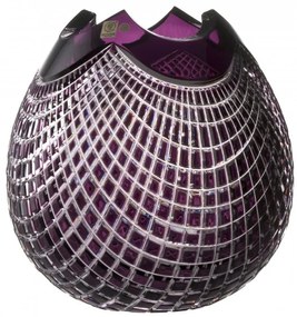 Váza  Quadrus, barva fialová, výška 280 mm