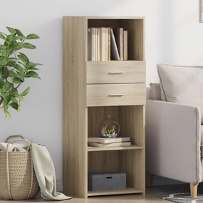 Skříň highboard dub sonoma 45 x 42,5 x 124 cm kompozitní dřevo