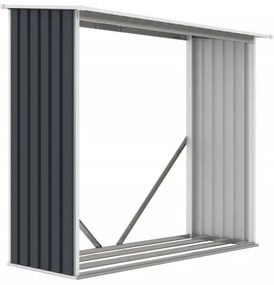 G21 Přístřešek na dřevo G21 WOH 136 - 182 x 75 cm, antracitový G21-63900513