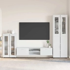 Sestava TV skříněk FLORIN 3 ks Bílá Kompozitní dřevo 3397974