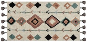 Bavlněný koberec 80 x 150 cm barevný ESKISEHIR Beliani