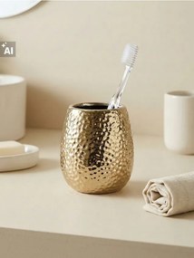 Sinsay - Lisovaný kelímek na zubní kartáčky - zlatá