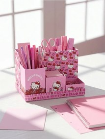 Sinsay - Sada organizérů na stůl Hello Kitty - sytě růžová