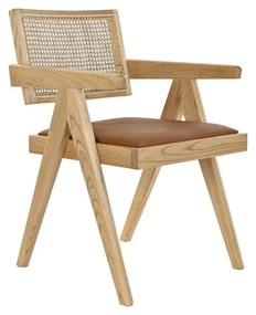 DKD Home Decor Čalouněná židle s područkami (Repasované B)