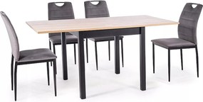 Jídelní rozkládací stůl Flip 80/120 cm dub Artisan/černý