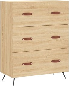 Skříň highboard dub sonoma 69,5 x 34 x 180 cm kompozitní dřevo 3199724