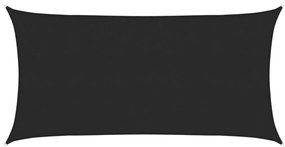 Stínící plachta 160 g/m² černá 2,5 x 5 m HDPE 311731