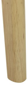 Kulatý jídelní stůl ⌀ 90 cm světlé dřevo SANDY Beliani